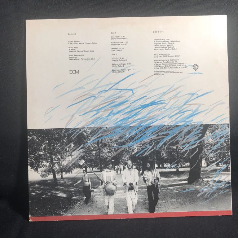 Codona - Codona 2 LP Mint Cherry Walcott Vasconcelos Contemporary Jazz ...