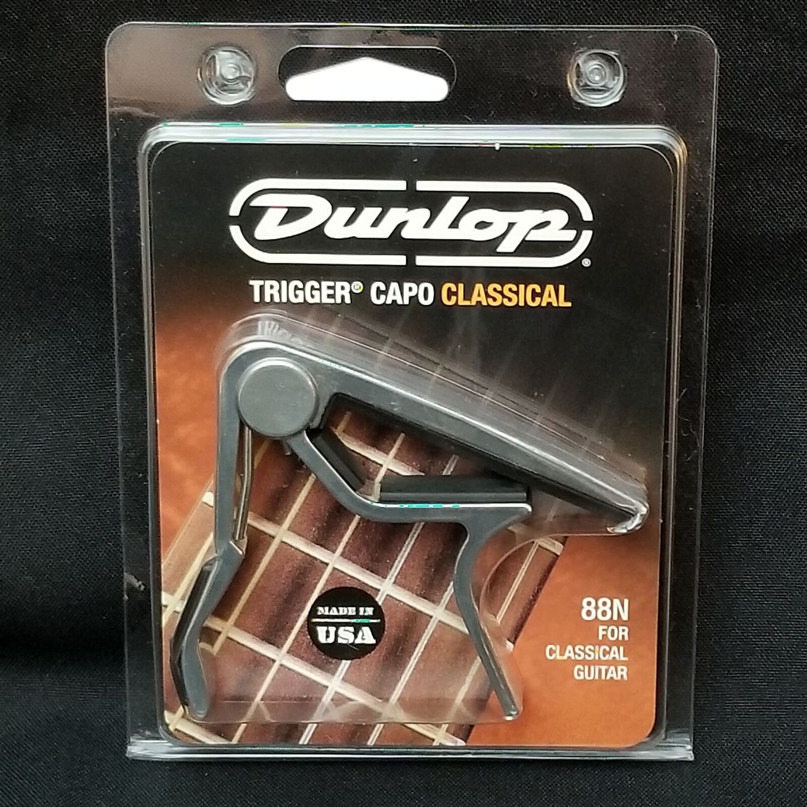 NEW Dunlop Trigger Guitar Capo Classical 88N Flat - Nickel - Eclectic ...