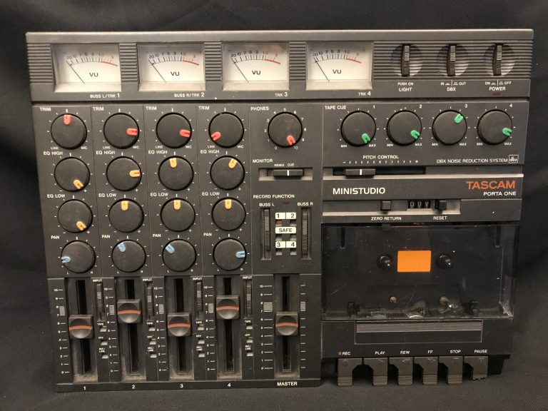 Tascam Porta One Ministudio AS-IS 4-track Tape Recorder Mixer ...