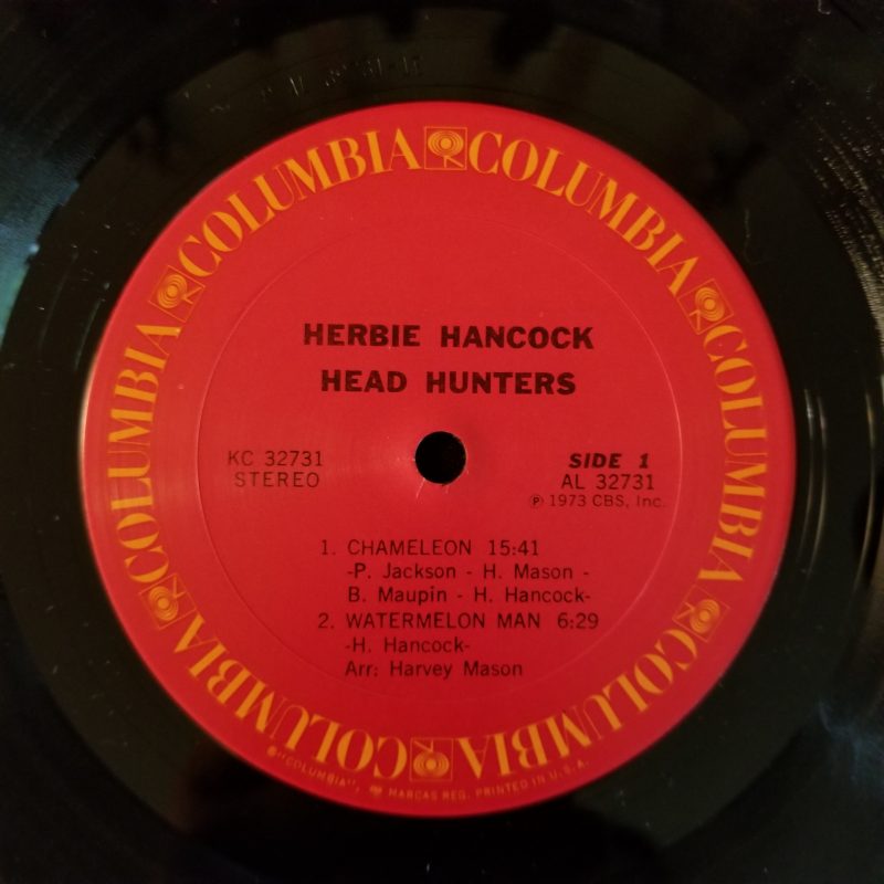 Herbie Hancock - Head Hunters LP NM 1971 Pittman Maupin Mason Chameleon ...