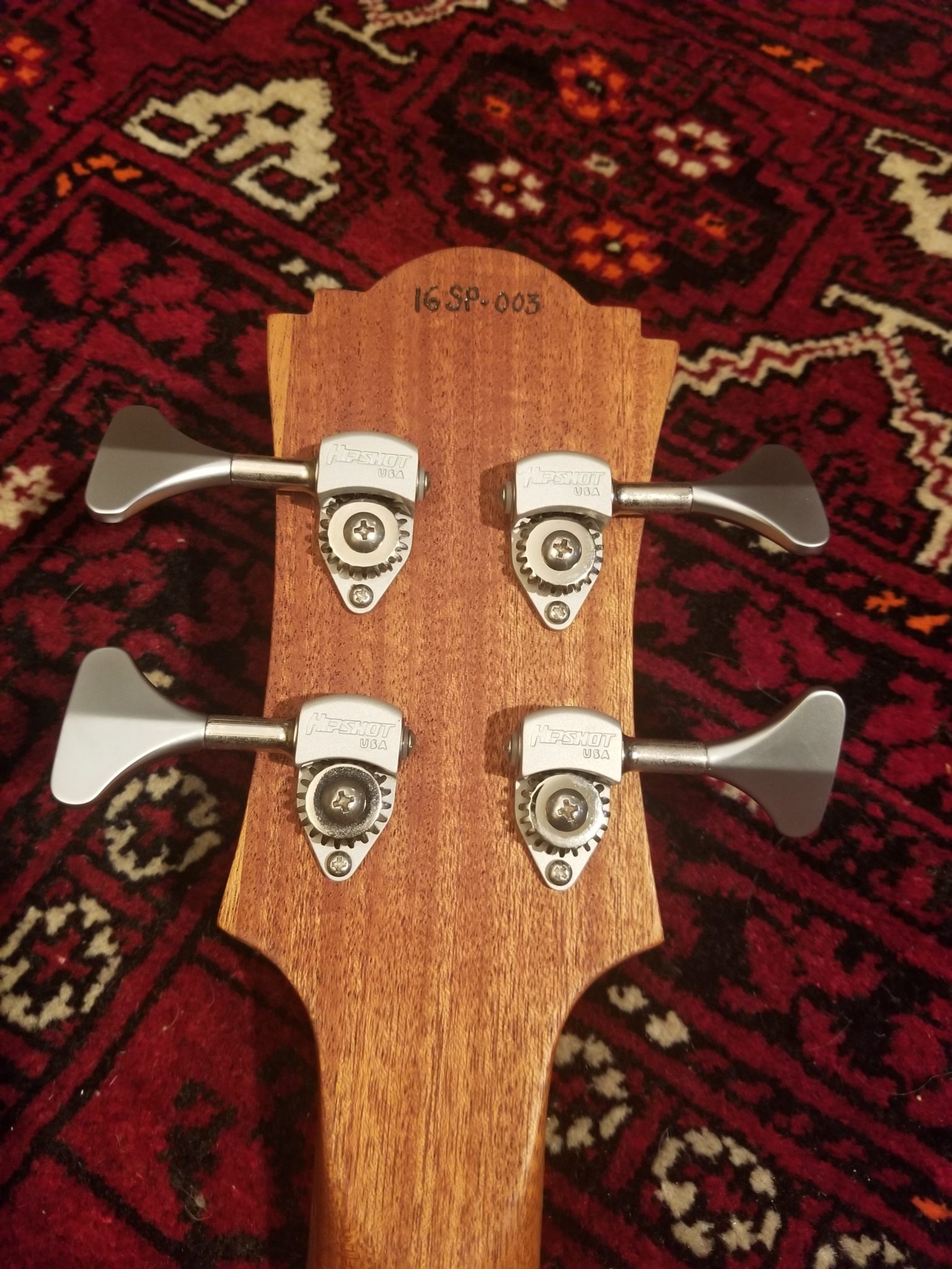 Birdsong Sparrow #3 Short Scale 25.5" Walnut Mahogany Electric Bass ...