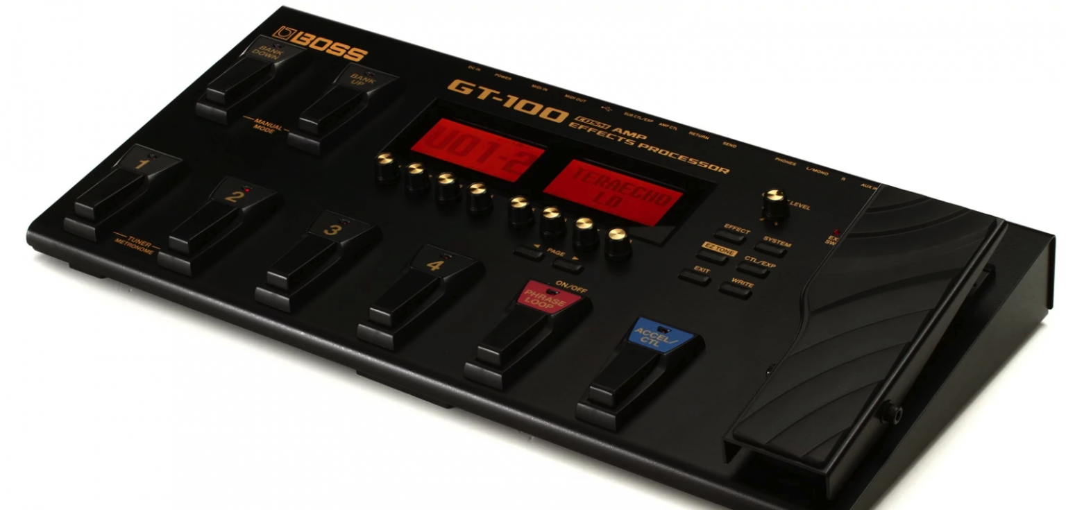 Boss GT-100 COSM Guitar Amp Multi Effects Processor Version 2 OPEN BOX ...