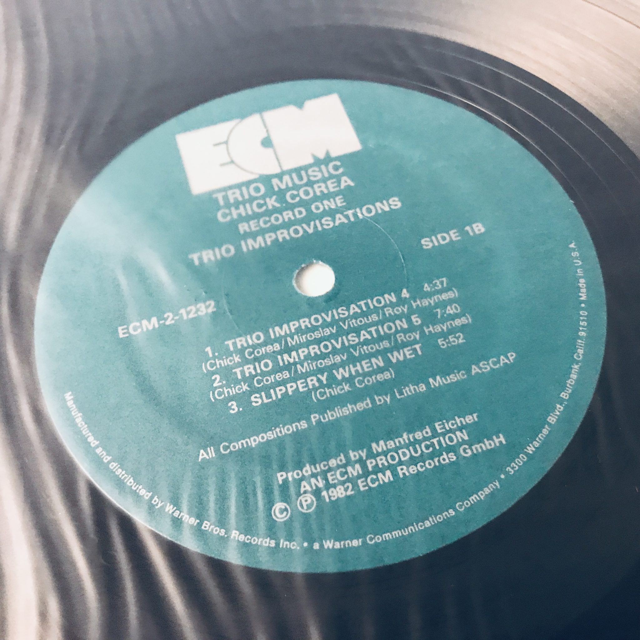 Chick Corea, Miroslav Vitous, Roy Haynes - Trio Music LP ECM MINT 1982 Jazz - Eclectic Sounds