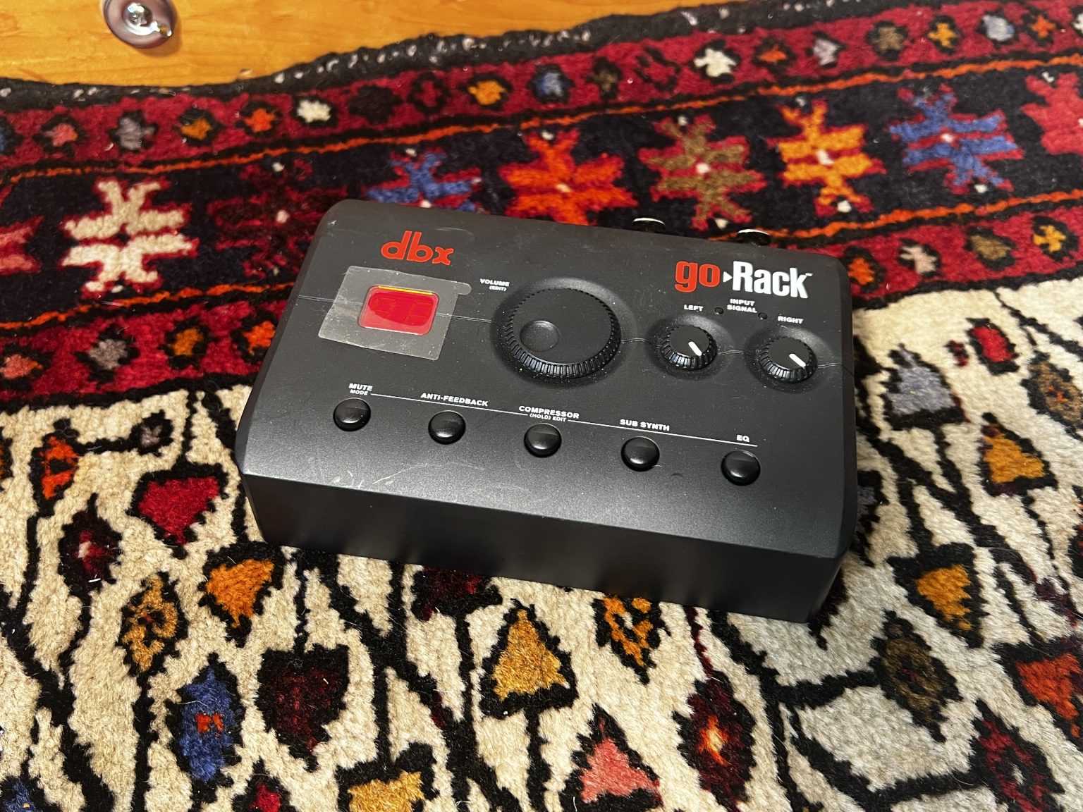 DBX go Rack 2ch Processor / Preamp Anti-Feedback Compressor ...