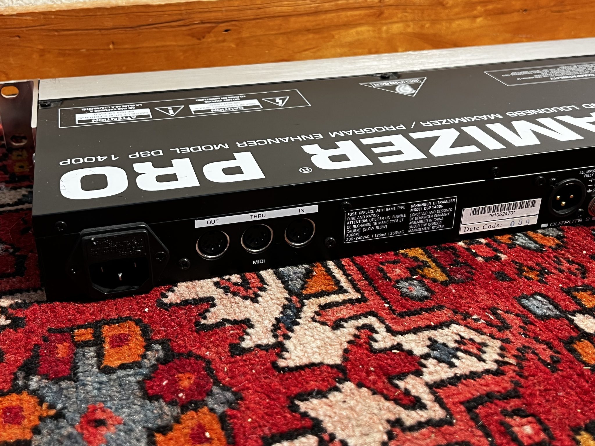 Behringer Ultramizer Pro DSP 1400P 1U 19" rack Loudness Maximizer ...