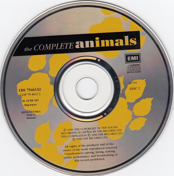 The Animals - The Complete Animals (2xCD, Comp) (Mint (M)) - Eclectic ...