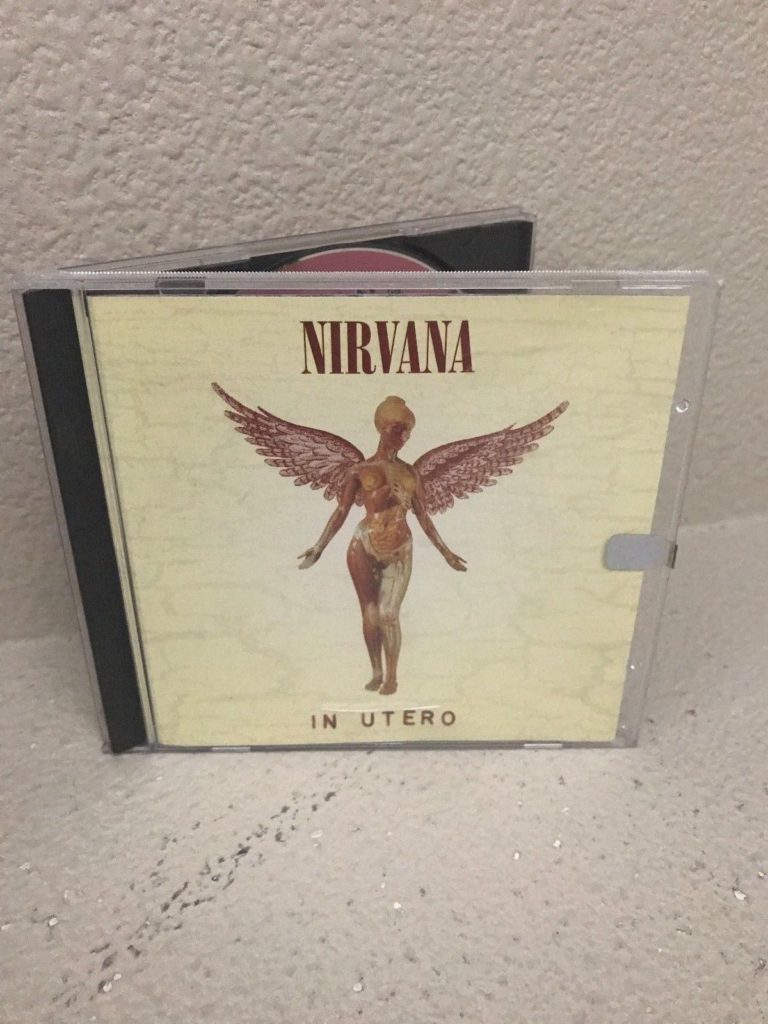 Nirvana - In Utero CD 1993 Grunge Cobain Grohl Geffen Sub Pop Heart ...